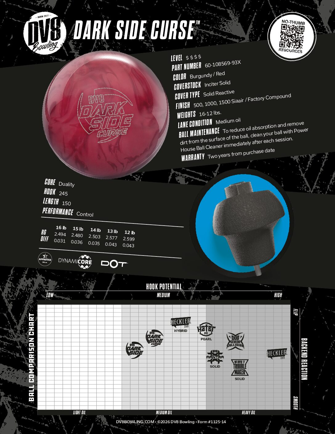 Dark Side Curse - Major Bowling LLC